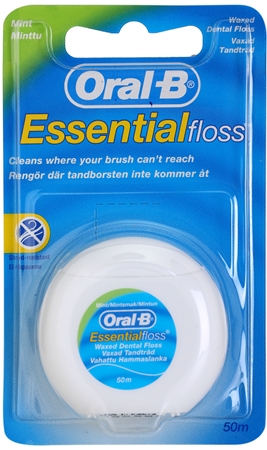 Oral B Essential Floss waxed dental floss with mint flavor | notino.co.uk