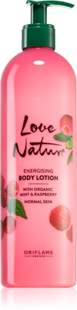 Oriflame Love Nature Organic Mint & Raspberry energising body lotion ...
