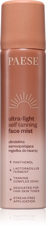 Paese Ultra-light Self Tanning Face Mist Brun-utan-sol mist för ansikte ...