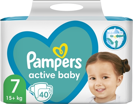 Pampers Active Baby Size 7 disposable nappies | notino.co.uk
