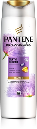 Pantene Pro-V Miracles Silky & Glowing renewing shampoo with keratin ...