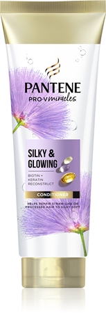 Pantene Pro-V Miracles Silky & Glowing keratin restore conditioner | notino.co.uk