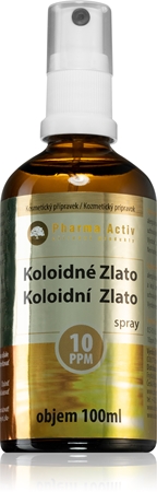 Pharma Activ Koloidné zlato 10 ppm bezoplachový sprej | notino.sk