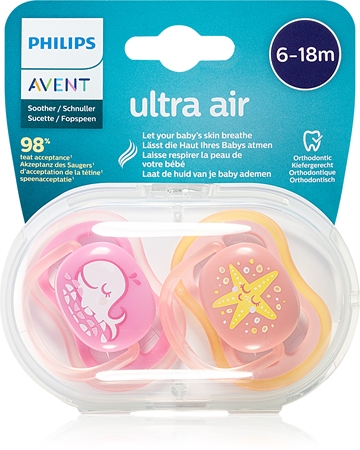 Philips Avent Soother Ultra Air 6-18 m dummy | notino.co.uk