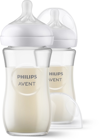 Philips Avent Natural Response Pure Glass babyfles | notino.nl