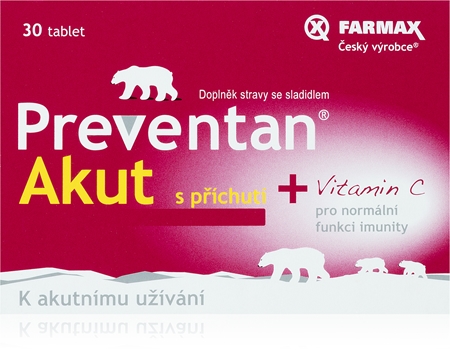 Preventan Akut tablety pro podporu imunitního systému | notino.cz
