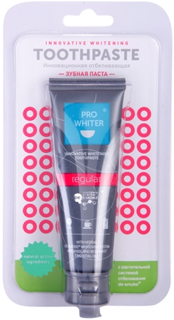 Pro Whiter Regular Whitening Toothpaste for Smokers Against Stains on ...