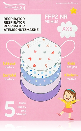 Promedor24 Respirator FFP2 Primus Kids designs filtrerande mask engångs ...