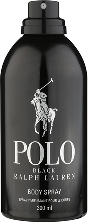 Ralph Lauren Polo Black Body Spray for Men 300 ml | notino.co.uk