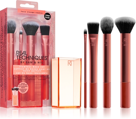 Real Techniques Flawless Base Set kit de pinceaux | notino.be