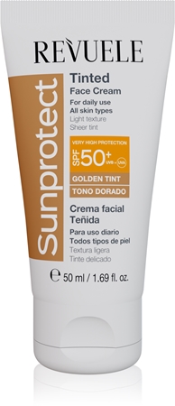 Revuele Sunprotect Tinted Face Cream toning protective cream SPF 50 ...