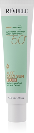 Revuele Aloe Daily Sun Fluid SPF 50+ Lättviktsskyddsvätska för ansikte ...