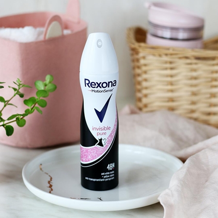 Rexona Invisible Pure antiperspirant spray | notino.co.uk