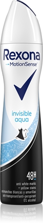 Rexona Invisible Aqua antiperspirant spray | notino.co.uk