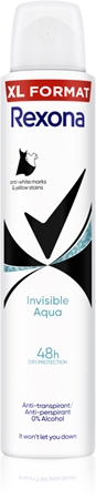 Rexona Invisible Aqua antiperspirant spray | notino.co.uk