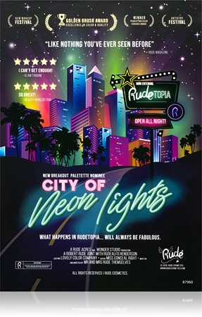 Rude Cosmetics City of Neon Lights | Livrare rapida! | Notino.ro