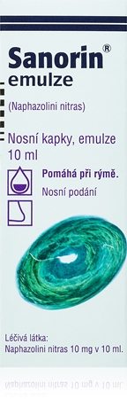 Sanorin Sanorin 1mg/ml nosní kapky, emulze k uvolnění nosu a nosních ...