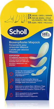 Scholl Dr. Scholl's Blister Plasters vodoodolná náplasť na pľuzgiere ...