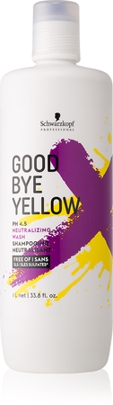 Schwarzkopf Professional Goodbye Yellow shampoo for neutralising brassy ...