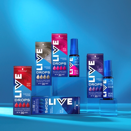 Schwarzkopf LIVE Drops temporary coloured hair shadow | notino.co.uk