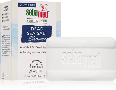 Sebamed Sensitive Skin Dead Sea Salt Shower syndet pour peaux sèches et ...