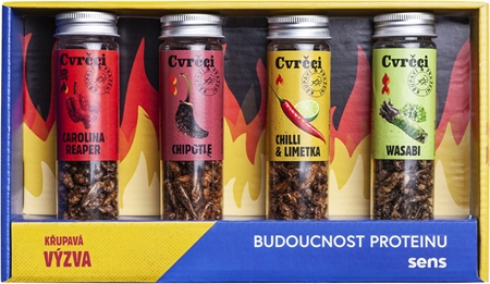 SENS Roasted Crickets Spicy gebratene Insekten geschenkset ️ notino.de