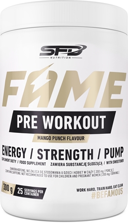 SFD Nutrition Fame Pre Workout podpora sportovního výkonu | notino.cz