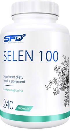 SFD Nutrition Selen 100 tabletki na piękne włosy, skórę i paznokcie