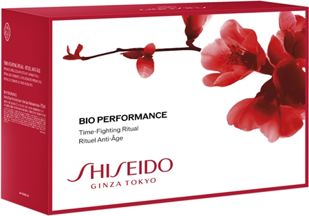 Shiseido Bio-Performance Pouch Set gift set(with anti-wrinkle effect ...