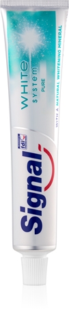 Signal White System Pure pasta de dientes blanqueadora | notino.es
