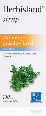 Herbisland Syrup urtesirup til tør og irriteret hoste | notino.dk