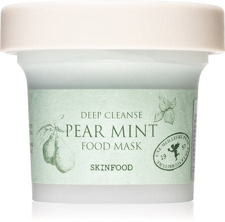 Skinfood Food Mask Pear Mint nourishing restorative mask with cooling ...