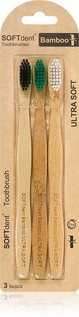 SOFTdent Bamboo Ultra Soft - 3 pack Tandborste av bambu | notino.se