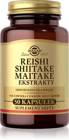 Solgar Reishi Shiitake Maitake ekstrakty | notino.pl
