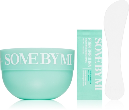 Some By Mi PDRN Spirulina Soothing Sherbet Mask soothing face mask with ...