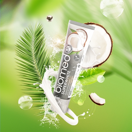 Splat Biomed Superwhite reinforcing toothpaste with coconut oil ...