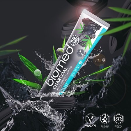 Splat Biomed Charcoal whitening toothpaste with activated charcoal ...