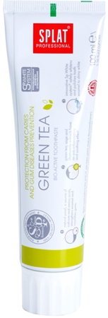 Splat Professional Green Tea bioactive toothpaste for protection of ...