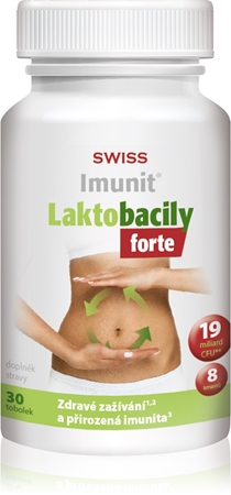 Swiss Imunit Laktobacily FORTE doplněk stravy s probiotiky | notino.cz