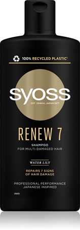 Syoss Renew 7 intensief regenererende shampoo voor Sterk Beschadigd ...