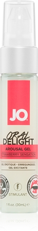 System JO ORAL DELIGHT AROUSAL STRAWBERRY stimulační gel | notino.cz