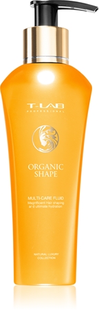 T-LAB Professional Organic Shape smoothing cream for curly and stubborn ...