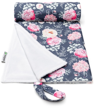 T-TOMI Changing Pad Grey Flowers pratelná přebalovací podložka | notino.cz