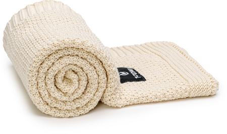 T-TOMI Knitted Blanket Cream knitted blanket | notino.ie