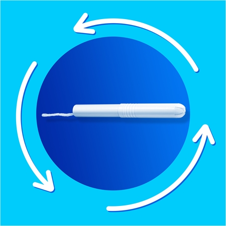 Tampax Super Plus Tampons mit einem Applikator
