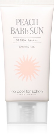 Too Cool For School Peach Bare Sun facial sunscreen SPF 50+ | notino.co.uk