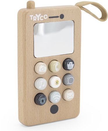 Wooden toy phone store