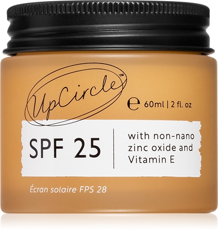 UpCircle Mineral Sunscreen SPF 25 crème protectrice minérale pour peaux ...
