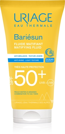 Uriage Bariésun Matifying Fluid SPF 50+ matinio efekto drėkinamasis fluidas SPF 50+ | notino.lt