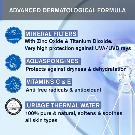 Uriage Bébé 1st Mineral Cream SPF 50+ mineral sun cream SPF 50+ | notino.co.uk